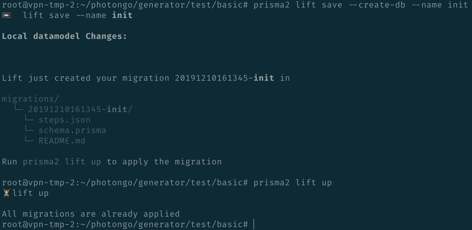 Lift seems to be broken · Issue #241 · prisma/migrate · GitHub