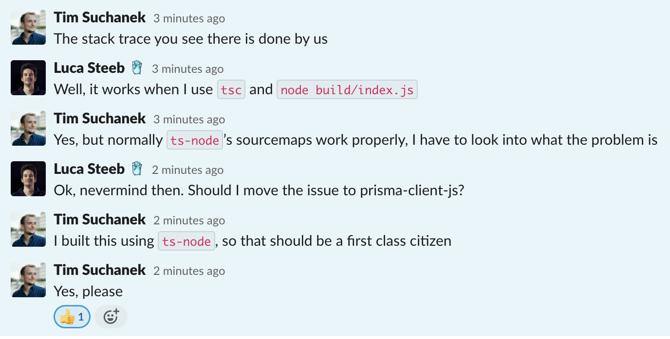 Sourcemaps are rendering incorrectly · Issue #570 · prisma/prisma-client-js · GitHub