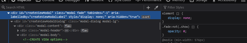 Escape key hides the Create view dialog, it cannot be accessed · Issue #18003 · phpmyadmin ...
