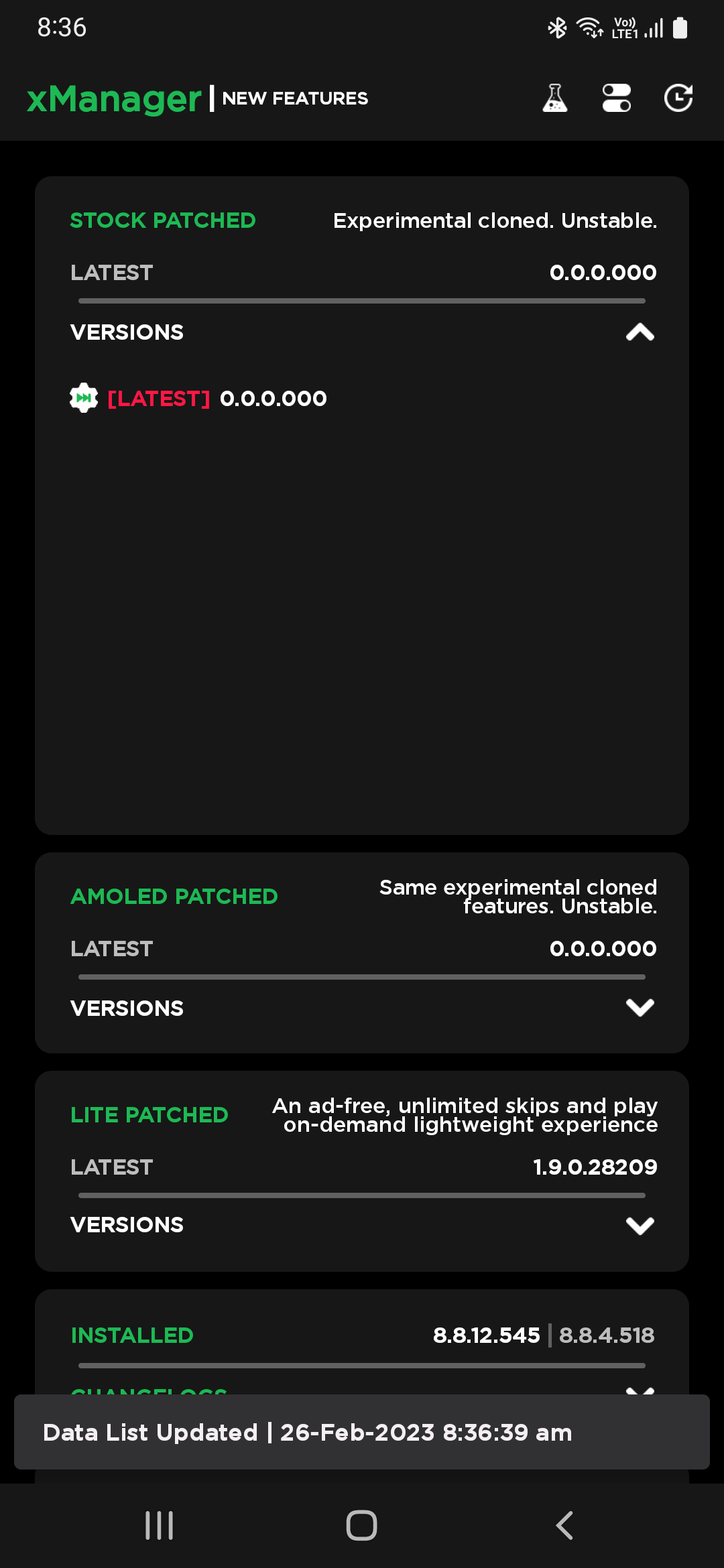 Labs - Experimental Version showing 0000 · Issue #275 · Team-xManager/xManager · GitHub