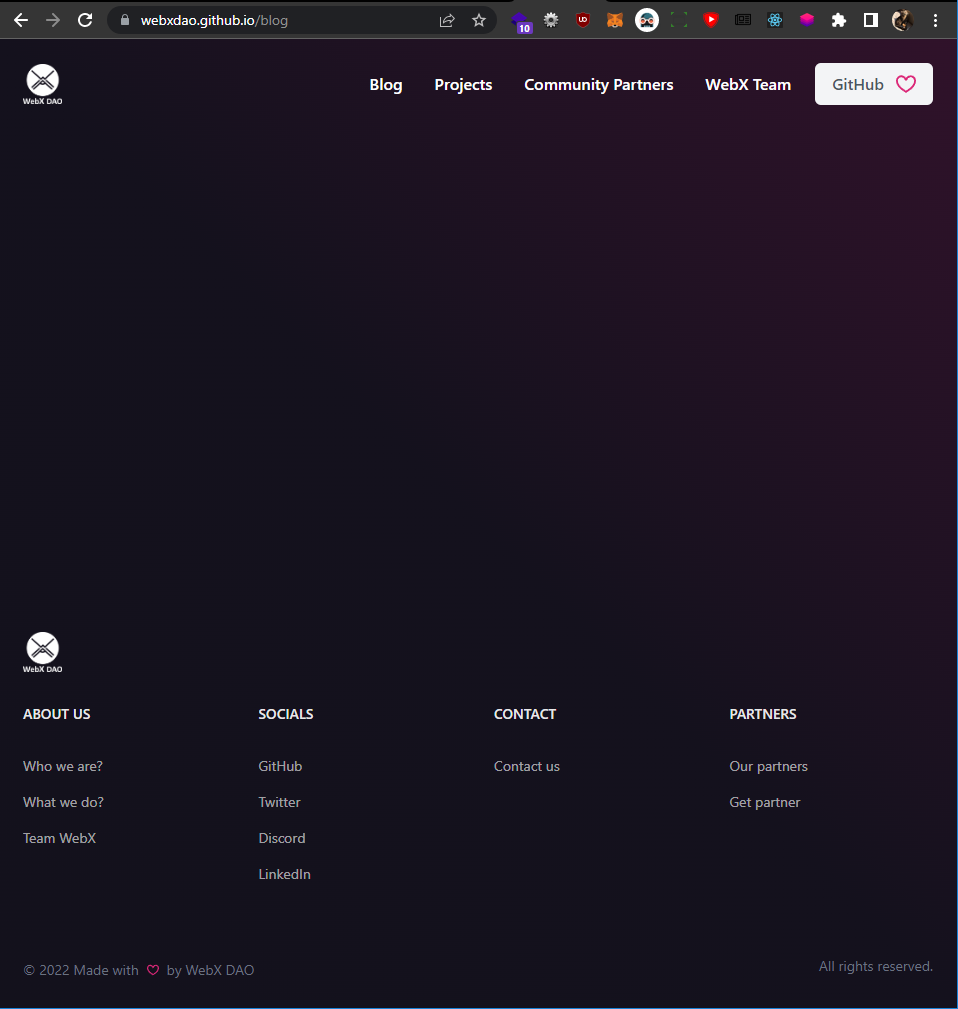 [FEATURE] Update the blog page · Issue #196 · WebXDAO/WebXDAO.github.io · GitHub