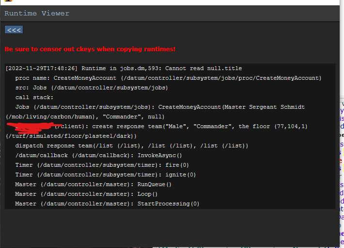 Runtime about job.dm when an ERT is spawned · Issue #19801 · ParadiseSS13/Paradise · GitHub