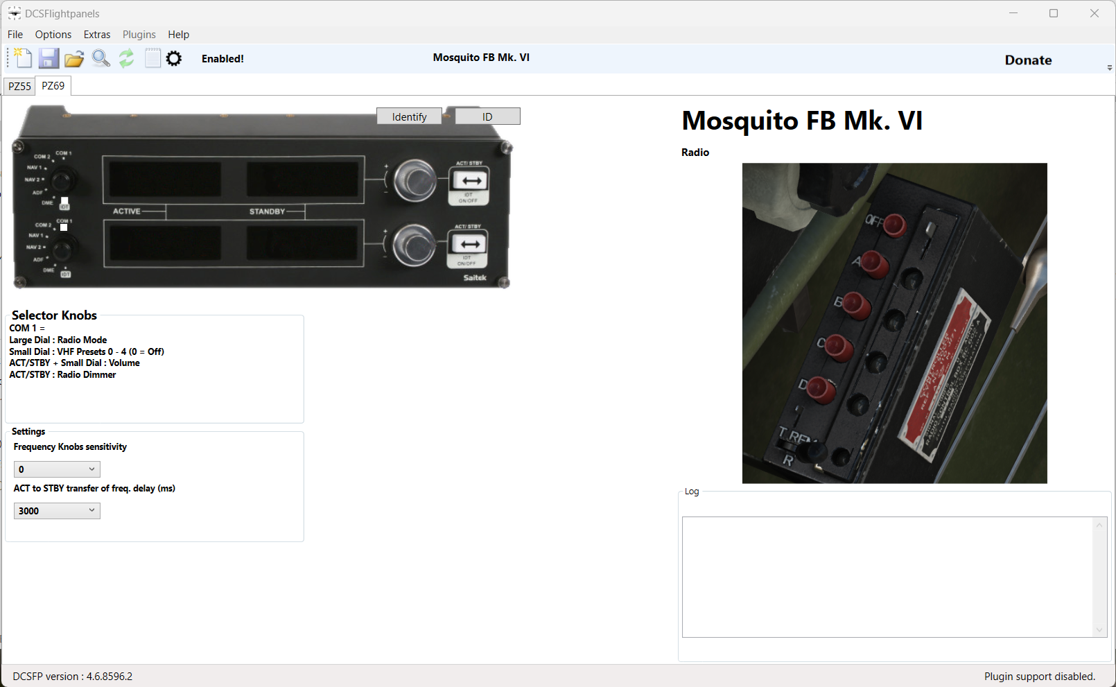 Add PZ69 radio panel settings from Spitfire or P-47D for MosquitoFBMkVI ...