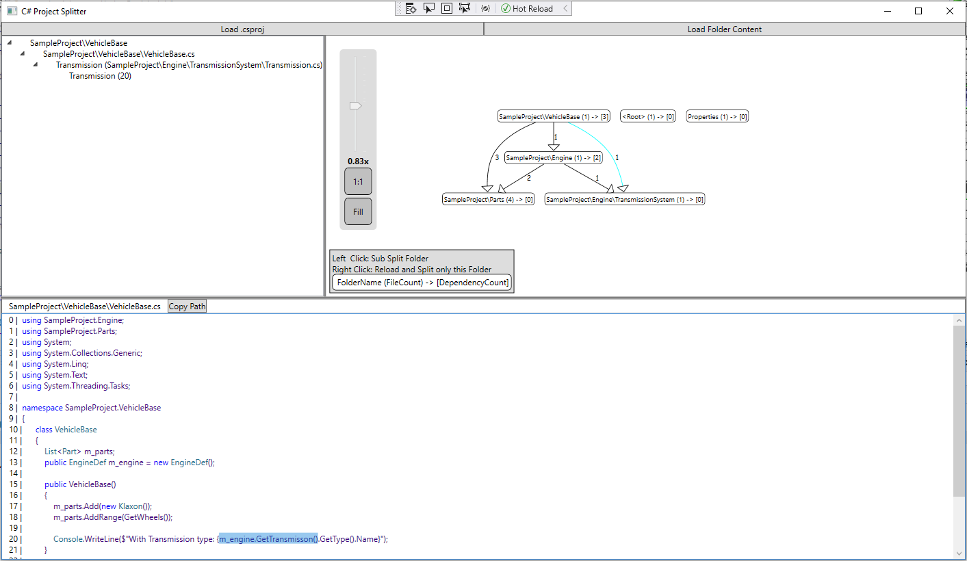 GitHub - YannickTriqueneaux/CSharpProjectSplitter