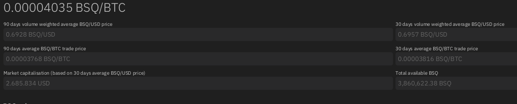 BSQ rate for Cycle 44 is 0.7USD per BSQ · Issue #1229 · bisq-network/compensation · GitHub