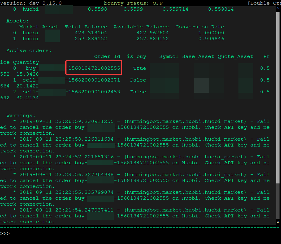 [BUG] Failed to submit cancel orders in Huobi · Issue #750 · hummingbot/hummingbot · GitHub