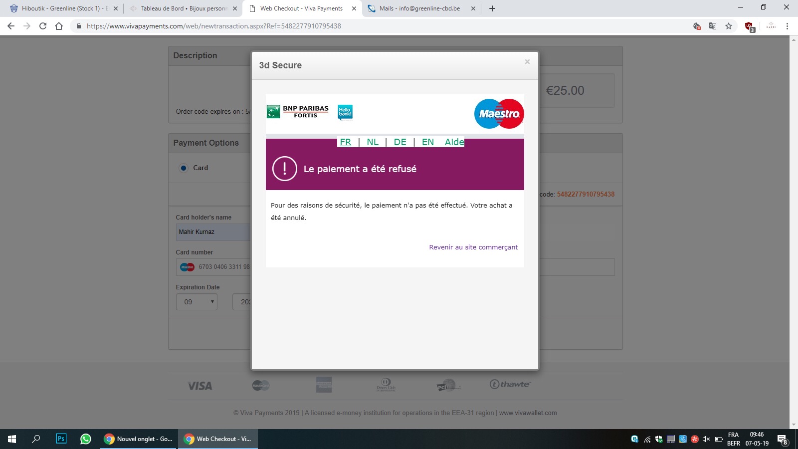 Payment problem vivawallet woocommerce · Issue #842 · VivaPayments/API · GitHub
