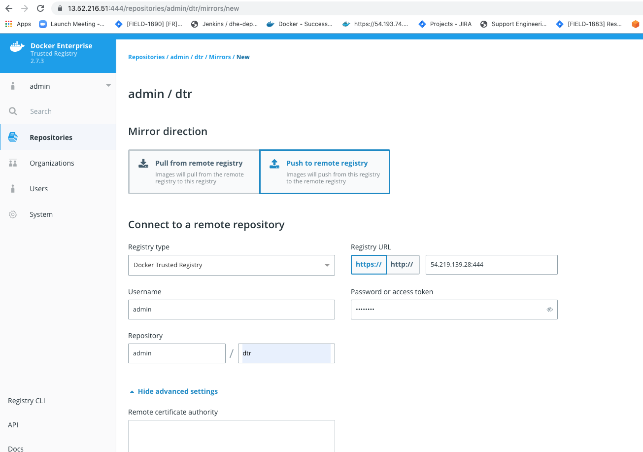 DTR 2.7.3: Need to update image for DTR 2.7.3: Need to update image for