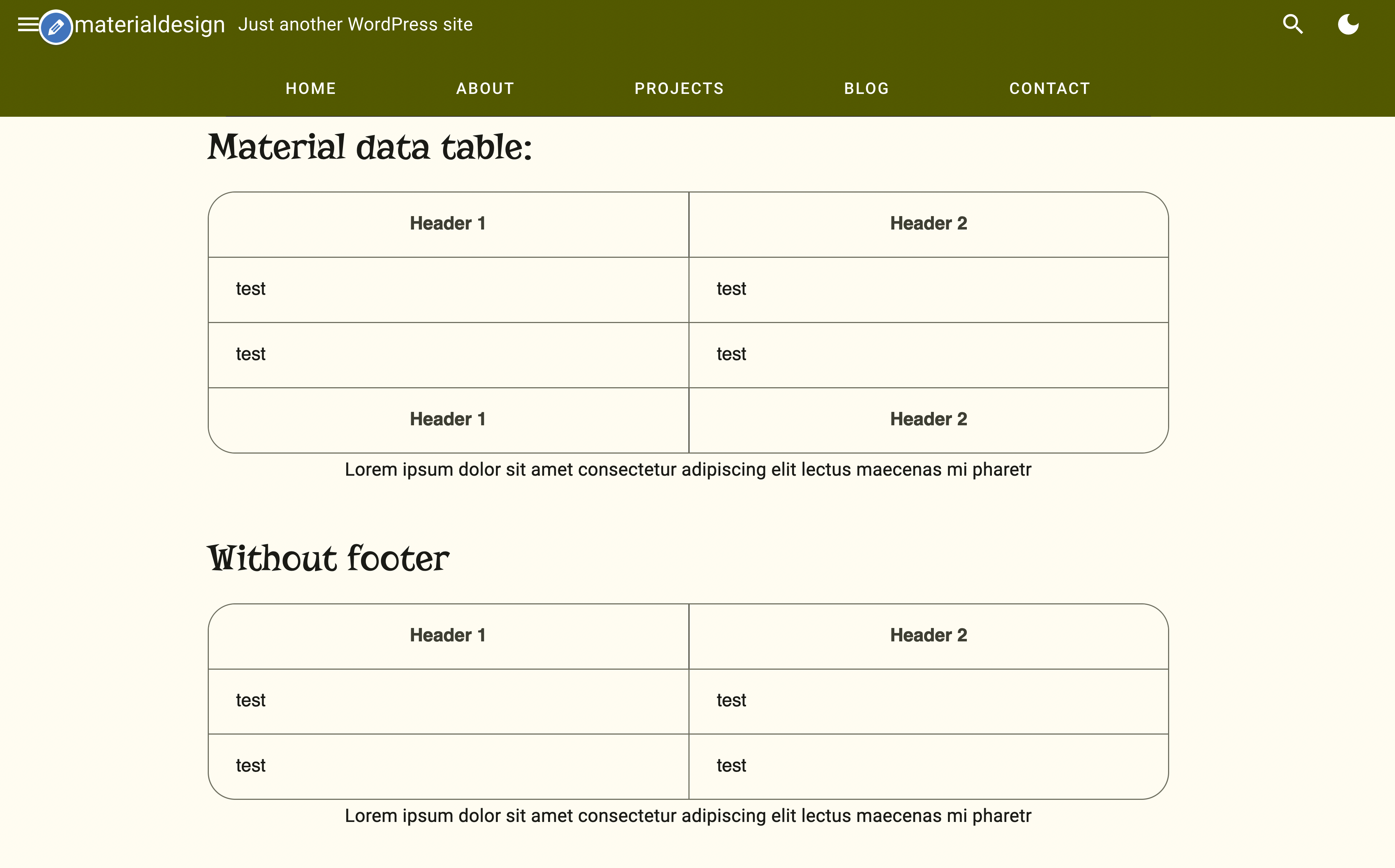 [M3] Components - Data Table · Issue #328 · material-components ...