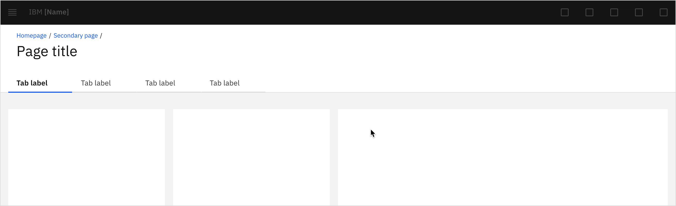 Page Header · Issue #59 · carbon-design-system/ibm-products · GitHub