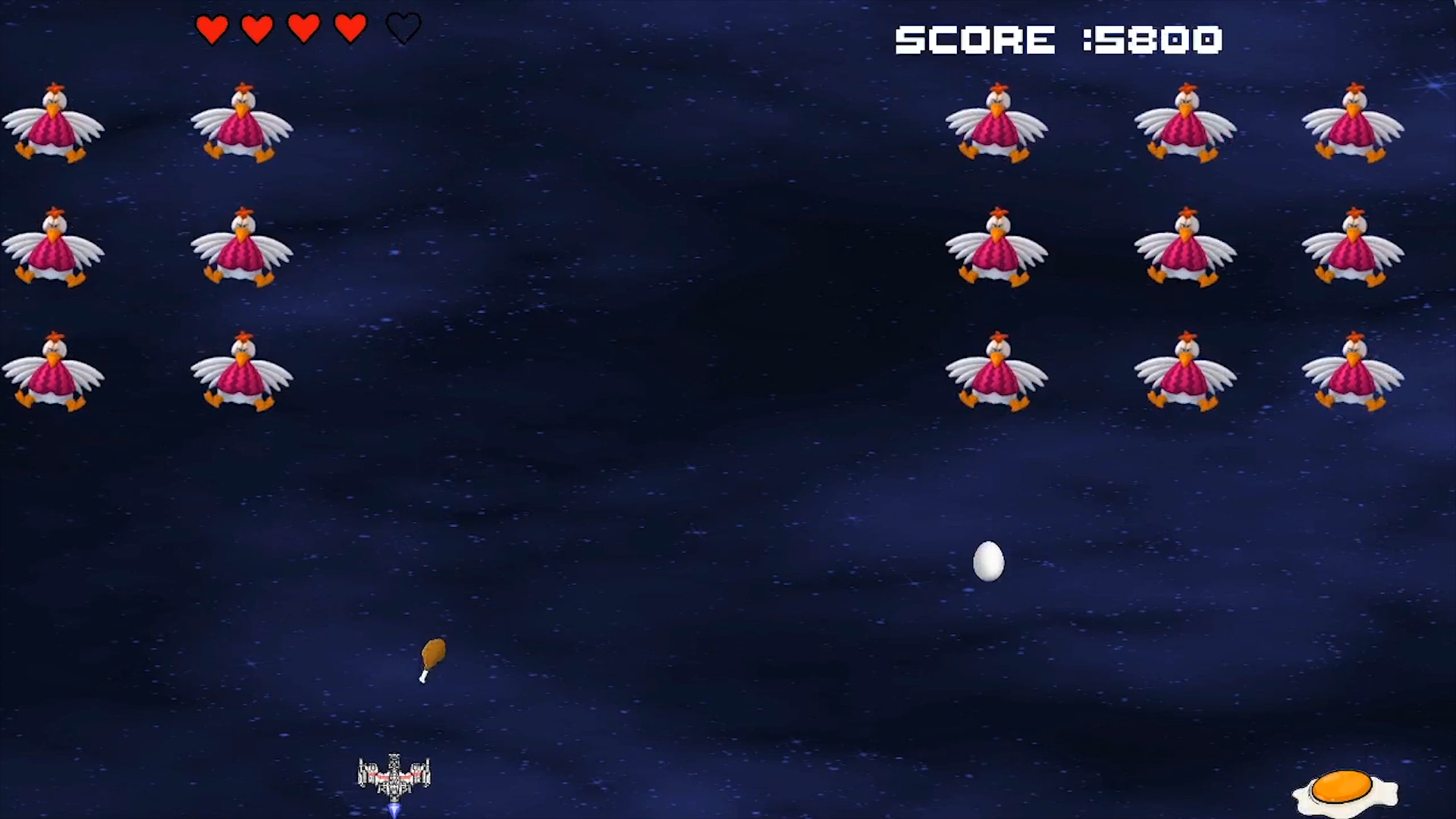 GitHub - Mohameddnabil/Chicken-Invaders: Chicken Invaders clone using unity game engine