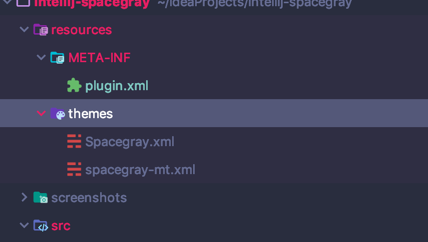 Palenight .gitignored files invisible · Issue #1228 · ChrisRM/material-theme-jetbrains · GitHub