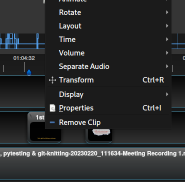 Feature: select in Project Files by context-menu-item of clips in timeline · Issue #5160 ...