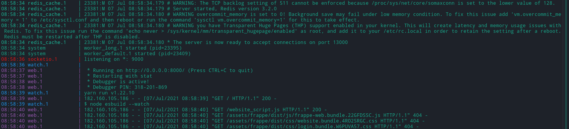 No assets are getting fetched for external frappe app's portal page ...