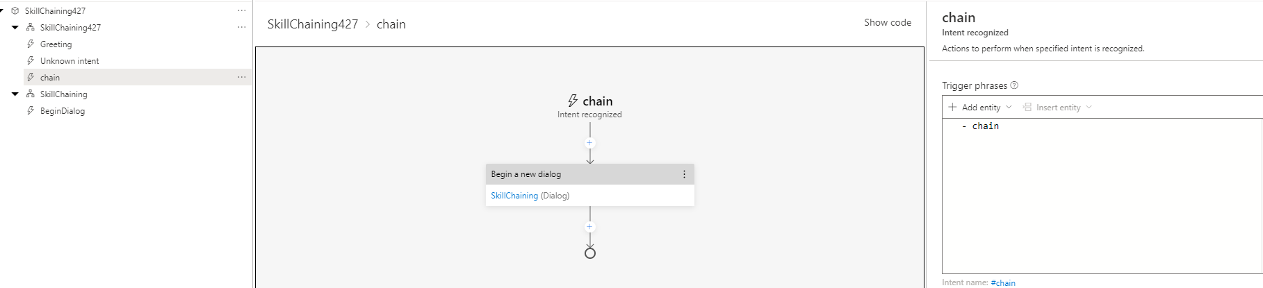 Skill Chaining breaks dialog stack · Issue #5550 · microsoft/botbuilder-dotnet · GitHub