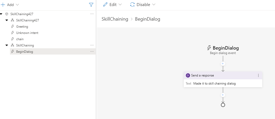 Skill Chaining breaks dialog stack · Issue #5550 · microsoft/botbuilder-dotnet · GitHub