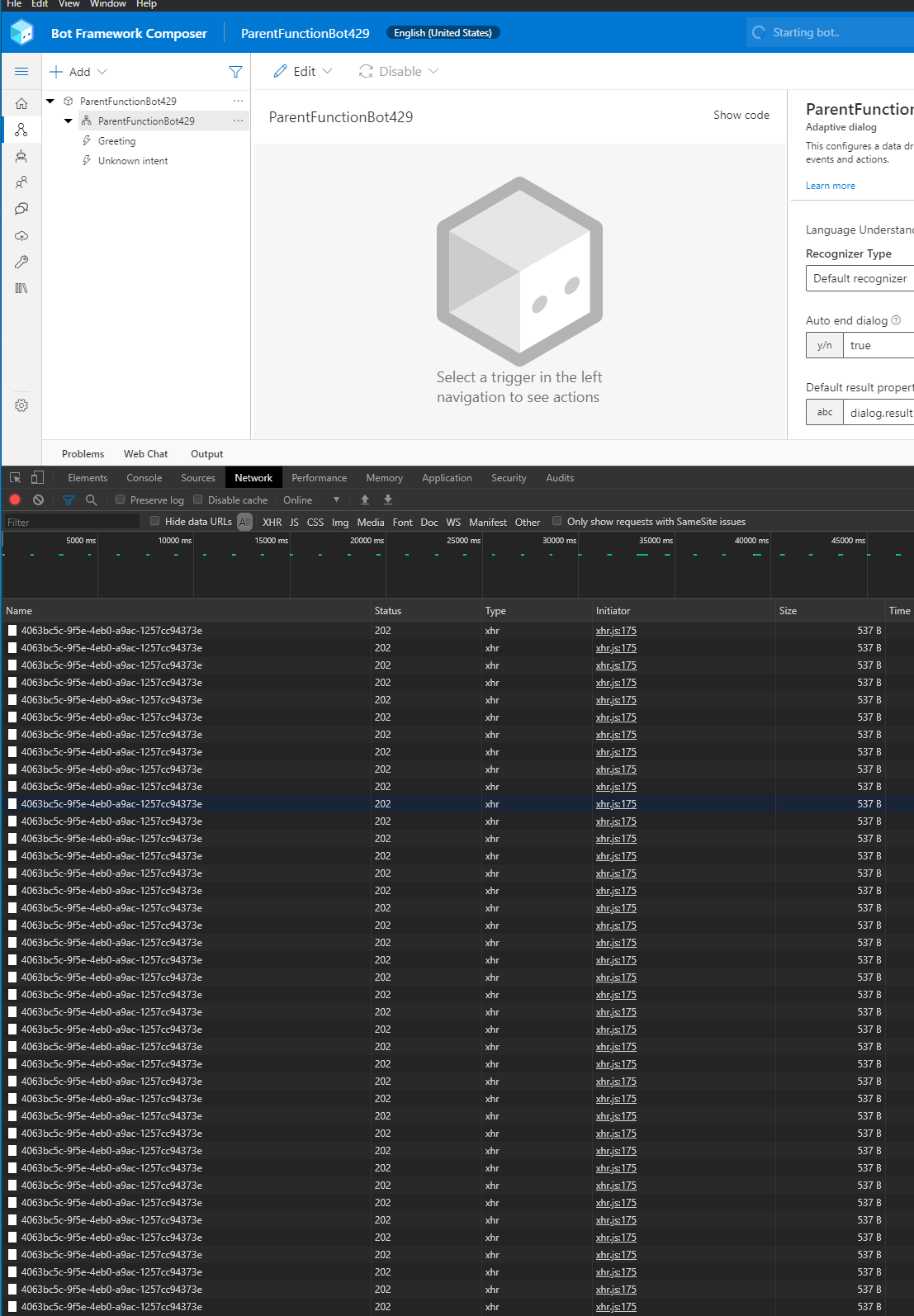 Dotnet Function Bots Spin Indefinitely While Trying To Start · Issue 7489 · Microsoft