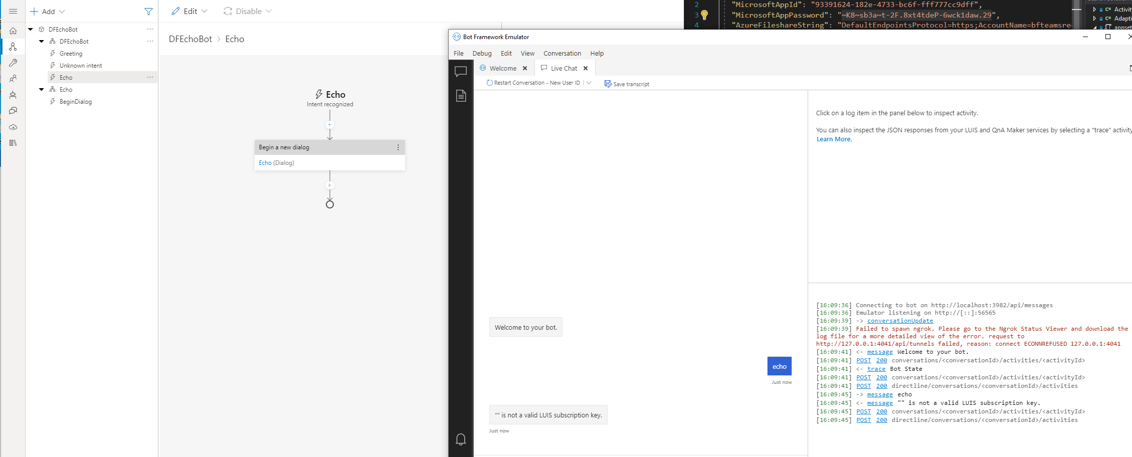 Function bots don't pick up LUIS app ID · Issue #1063 · microsoft/botframework-components · GitHub