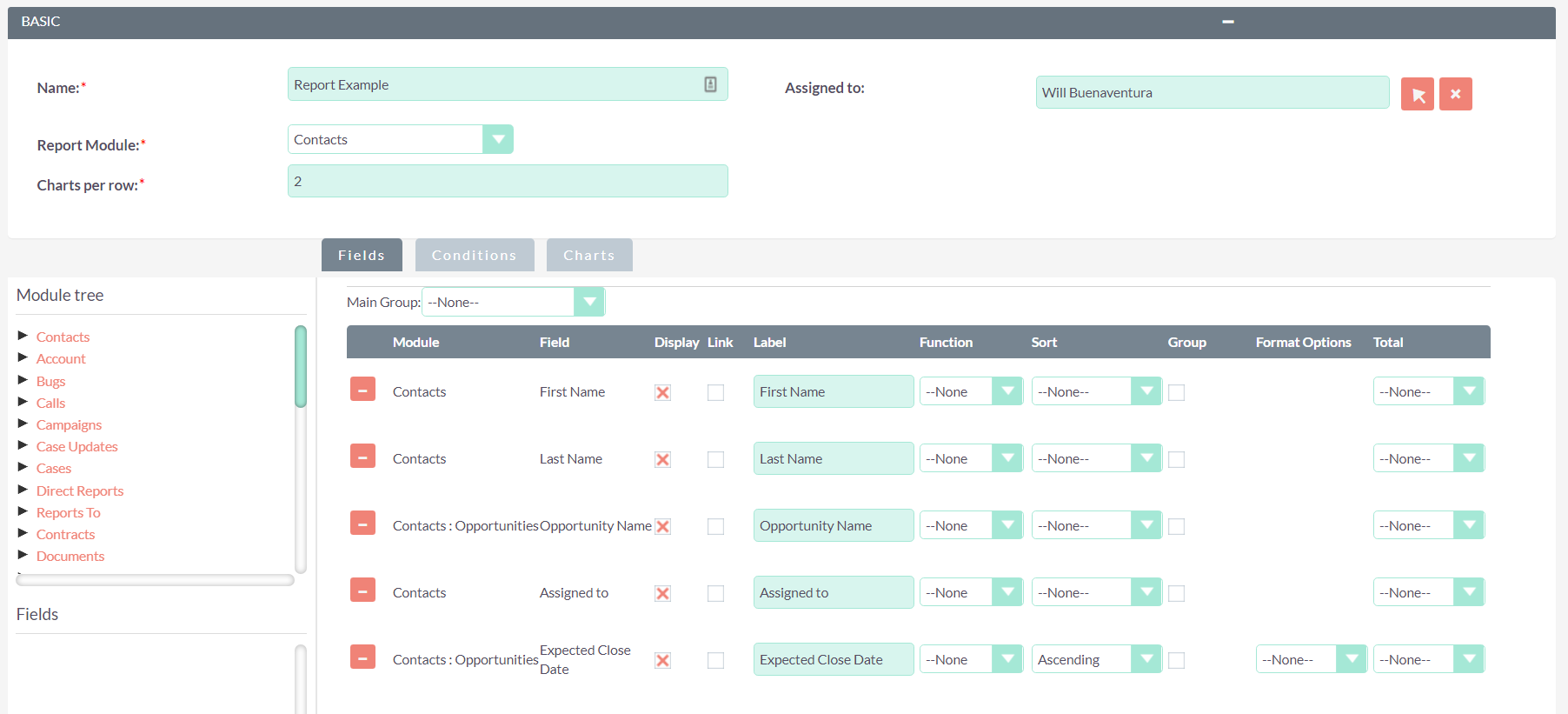 Reports Can T Save Date Field From Another Module As Condition · Issue 8977 · Salesagility