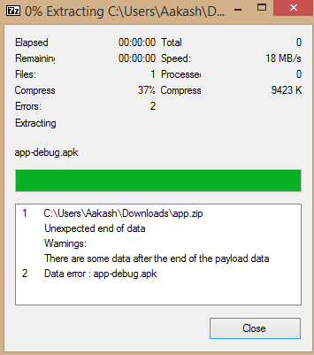 Github artifacts "app.zip" extraction error · Issue #6286 · TeamNewPipe ...
