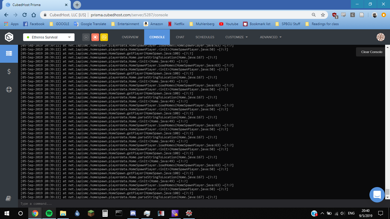 An internal error occurred while attempting to perform the command. · Issue #6 · LapisPlugins ...