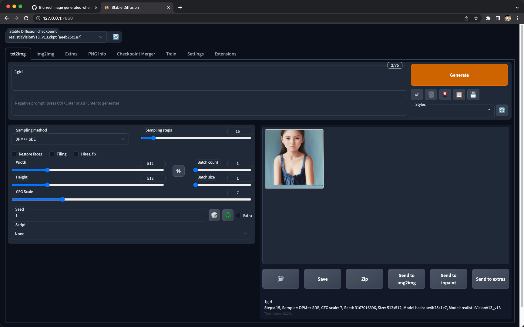 Blurred image generated using converted safetensor models · Issue #129 · apple/ml-stable ...