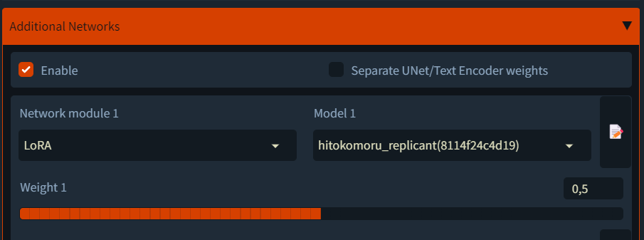 [Bug] LoRA Unet only detected as 0 weight even though slider changed to >0 · Issue #190 · kohya ...