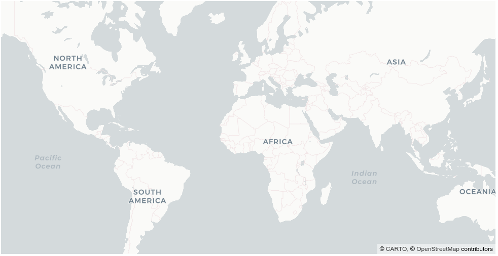 Change the default map view to be a global view rather than a U.S. view ...