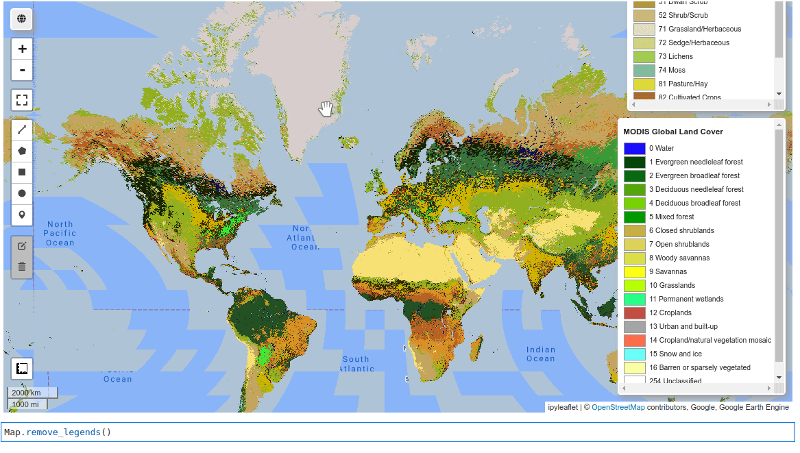 Remove all legends from map. · gee-community geemap · Discussion #881 ...