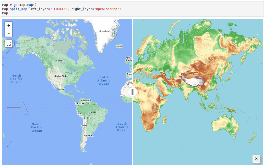 How to close splitmap automatically · gee-community geemap · Discussion ...