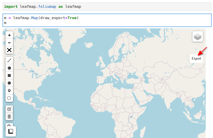 Exporting the polyline drawing · Issue #60 · opengeos/streamlit ...