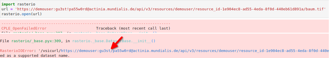 Rasterio Can T Read Cog Through An Url With An Exclamation In It · Issue 2776