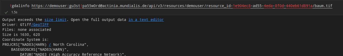 Rasterio Cant Read Cog Through An Url With An Exclamation In It · Issue 2776