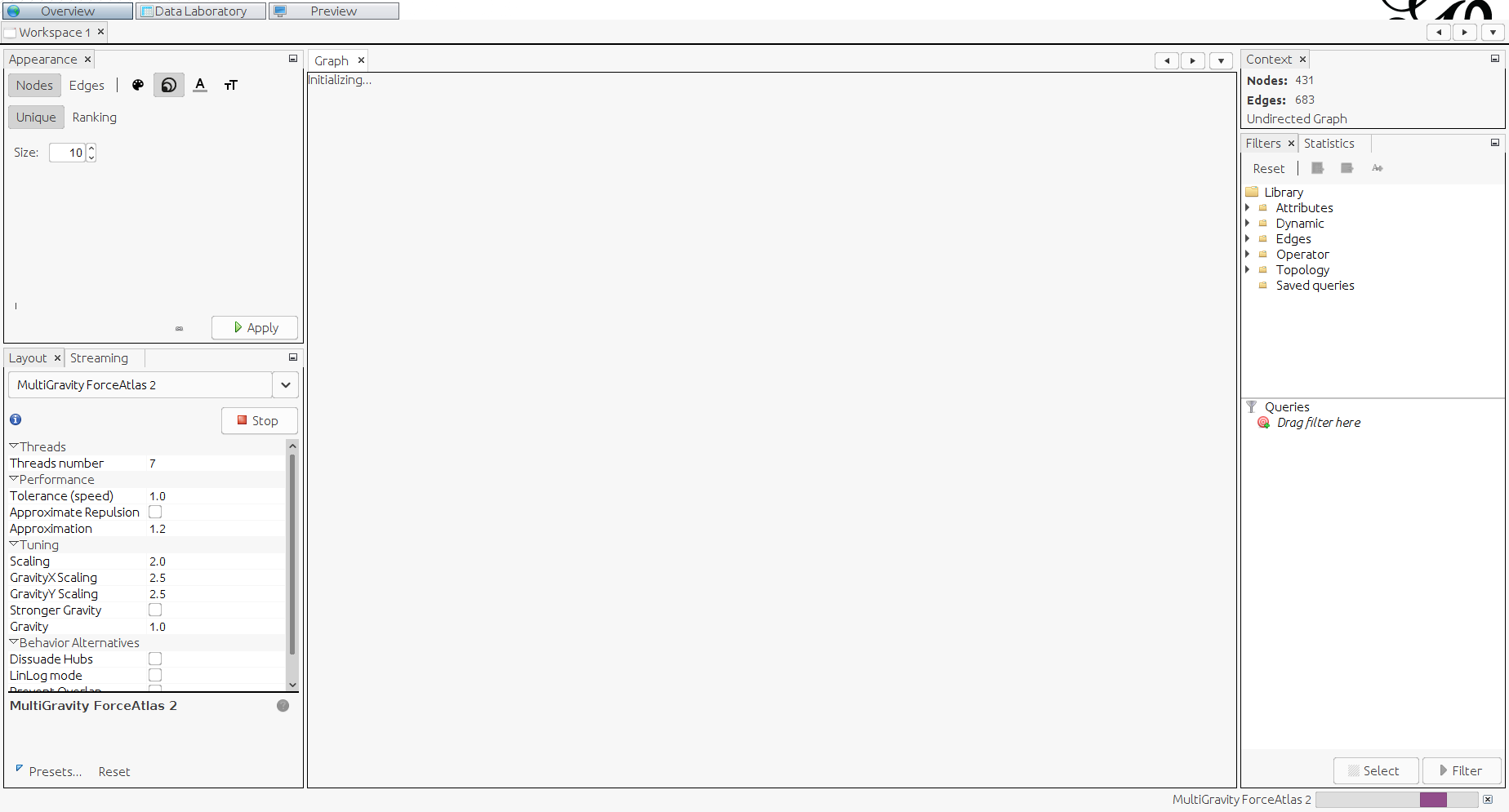 Graph windows hangs on initializing · Issue #2223 · gephi/gephi · GitHub