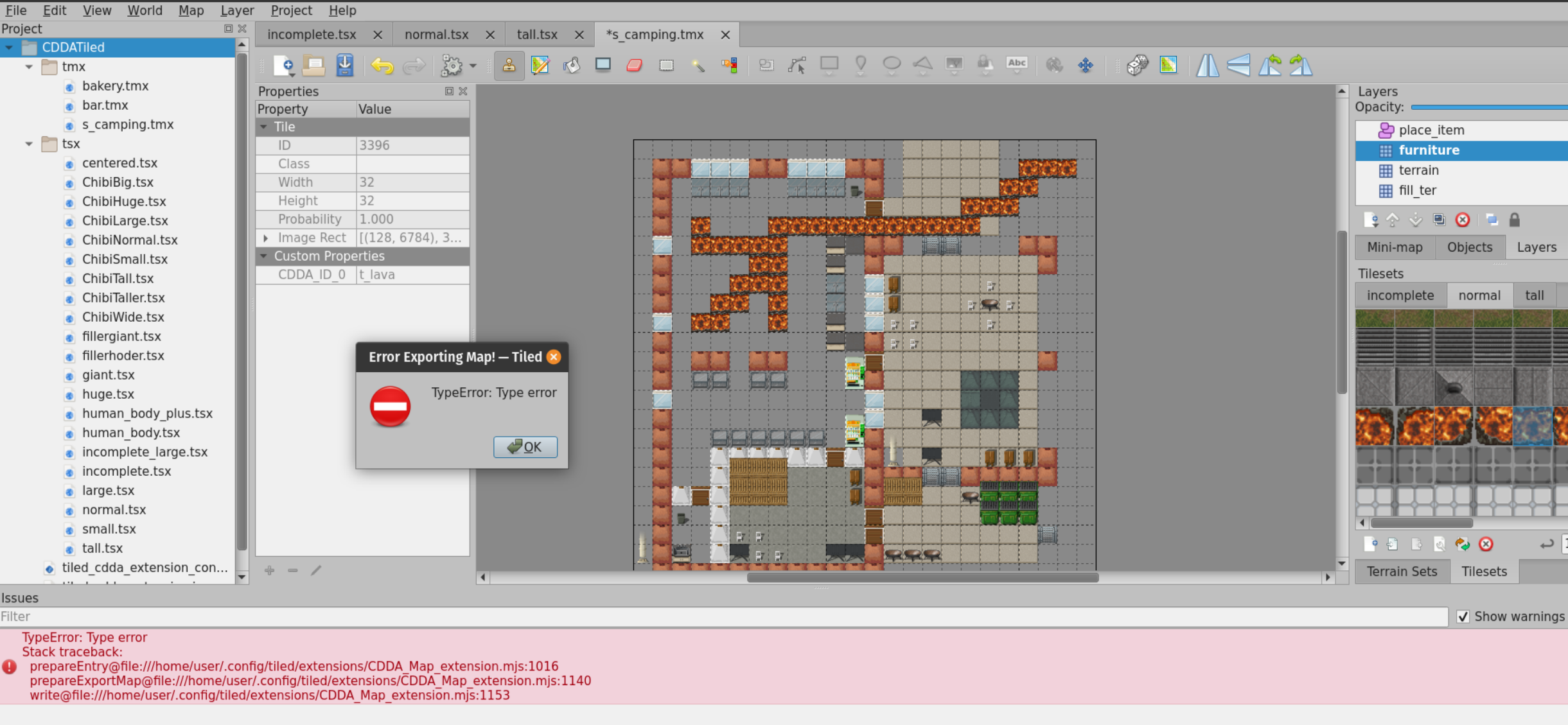Error when exporting my map · Issue #52 · solerante/cdda-tiled-extension · GitHub
