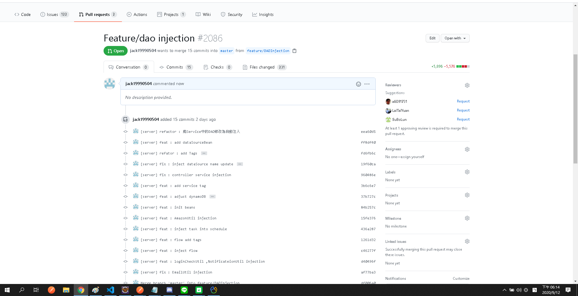 [MICEPass] Util/Service/DAO 皆改為Spring 注入，並且完成EDS文件各種檔案新增教學 | NT$5,000 | 日期 9/19(晚上 18:00 ...