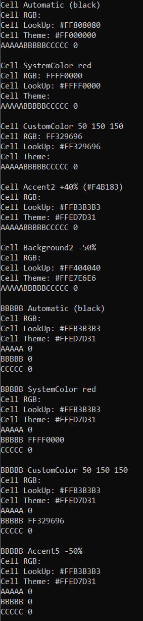 Cell colors and RichText colors are incorrect when theme colors are used · Issue #743 ...