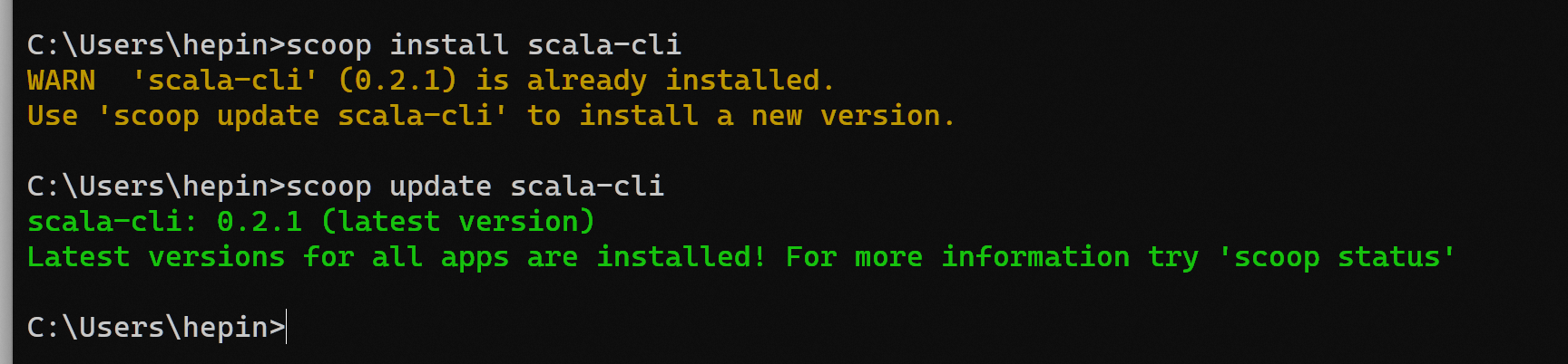 Scoop Still Have The Old Version Of Scala Cli 021 · Issue 2011 · Virtuslabscala Cli · Github
