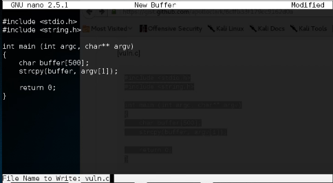 GitHub - KanchanaKumudini/Buffer-Overflow: Stack Based Buffer Overflow