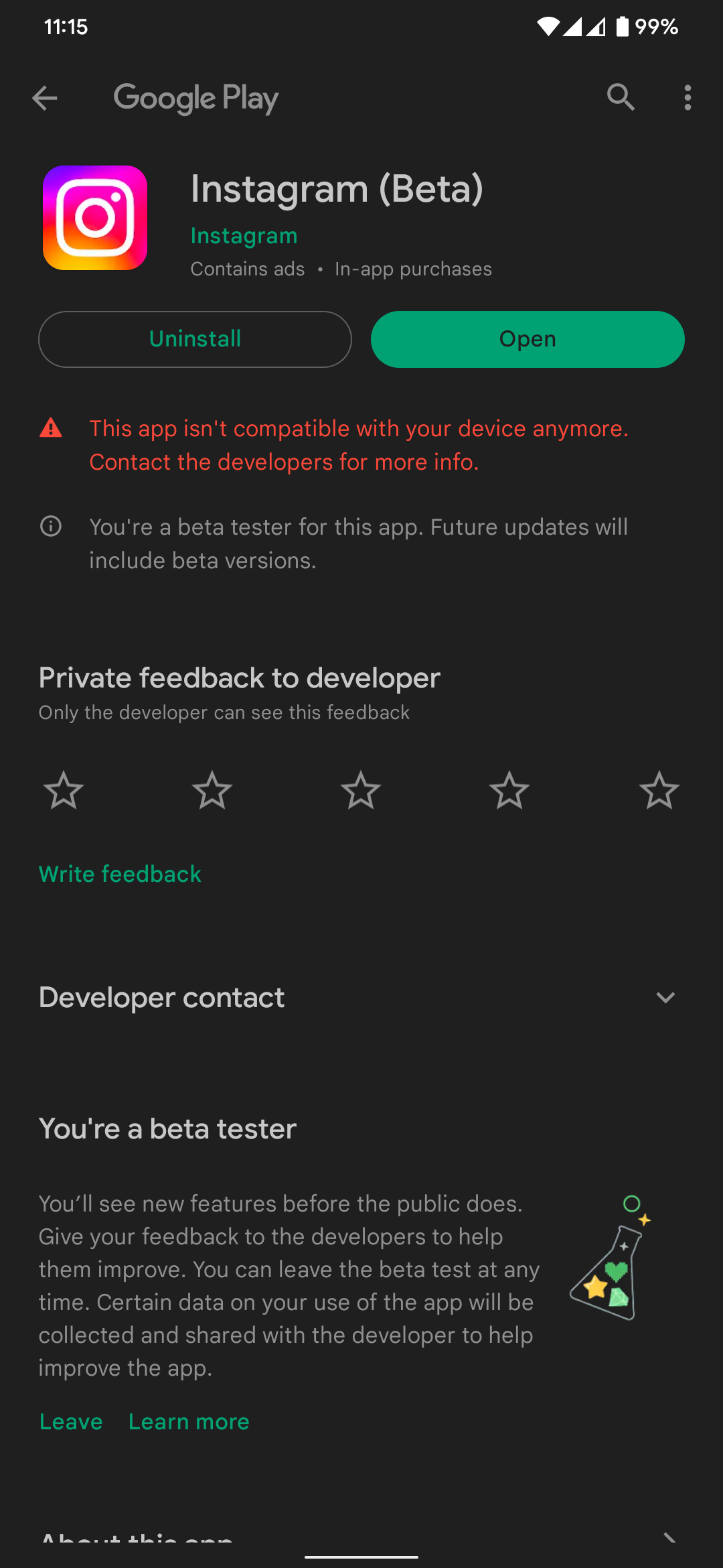 Many Apps In Playstore Says This Isnt Compatible With Your Device · Issue 3127 