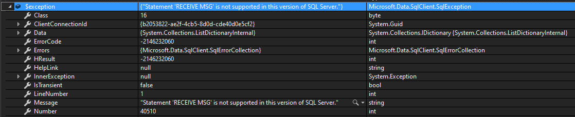 SqlDependency.Start throws NRE against Azure SQL Database · Issue #1264 · dotnet/SqlClient · GitHub