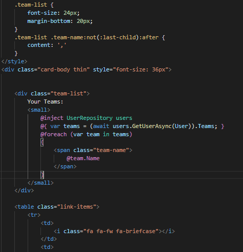 Razor syntax highlighting incorrect when await/parentheses used in foreach loop · Issue #68810 ...
