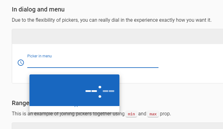 [Bug Report] v-time-picker with `full-width` has a width of nearly zero · Issue #9084 ...