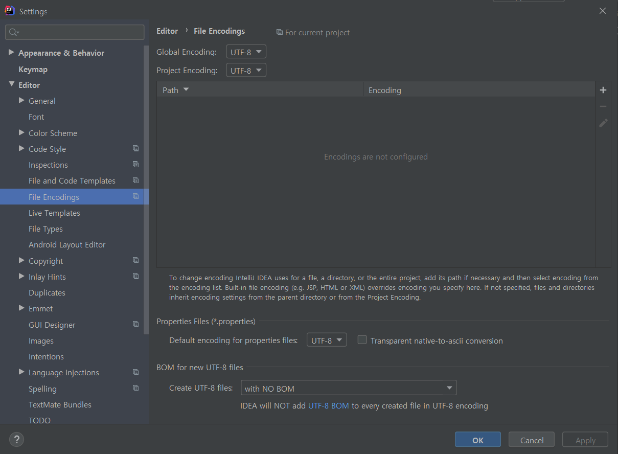 [intellij] 콘솔 한글 깨짐 Console Encoding Issue Da Nyee