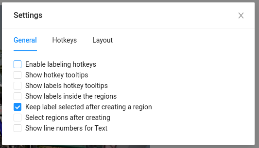 Sticky selection of Rectangle and polygon Labels · Issue #1293 · HumanSignal/label-studio · GitHub