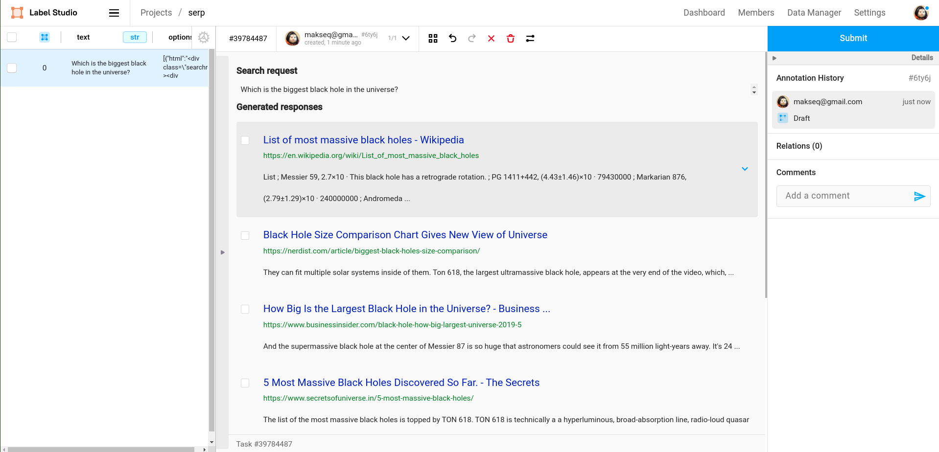 SERP Ranking template example does not validate · Issue #3522 · HumanSignal/label-studio · GitHub