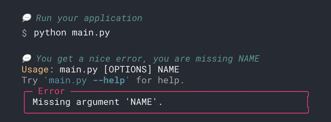 Examples in README.md are malformed on GitHub · Issue #432 · fastapi/typer · GitHub