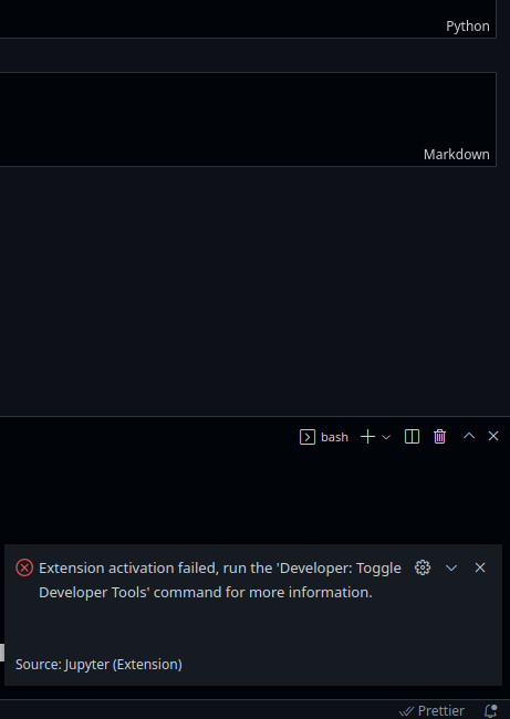 Extension failing on start · Issue #144121 · microsoft/vscode · GitHub