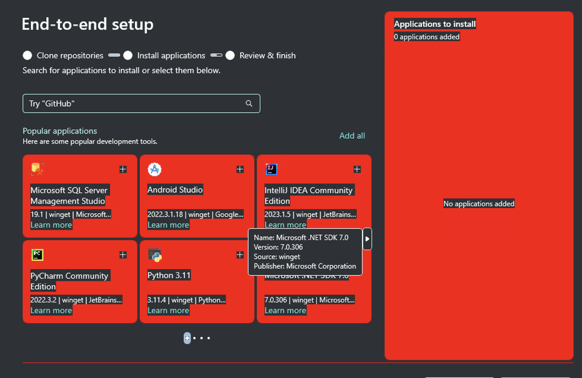 App install experience not working correctly in High contrast mode · Issue #1375 · microsoft ...