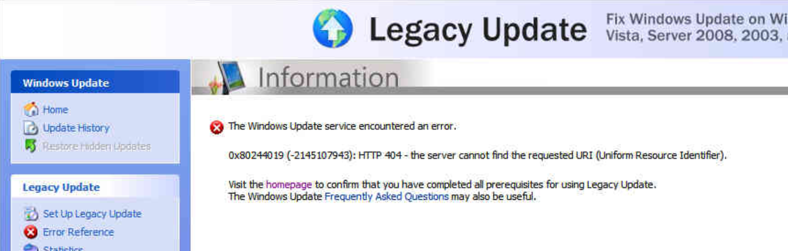 Error 80244019 when switching from a WSUS server to Legacy Update · Issue #12 · LegacyUpdate ...
